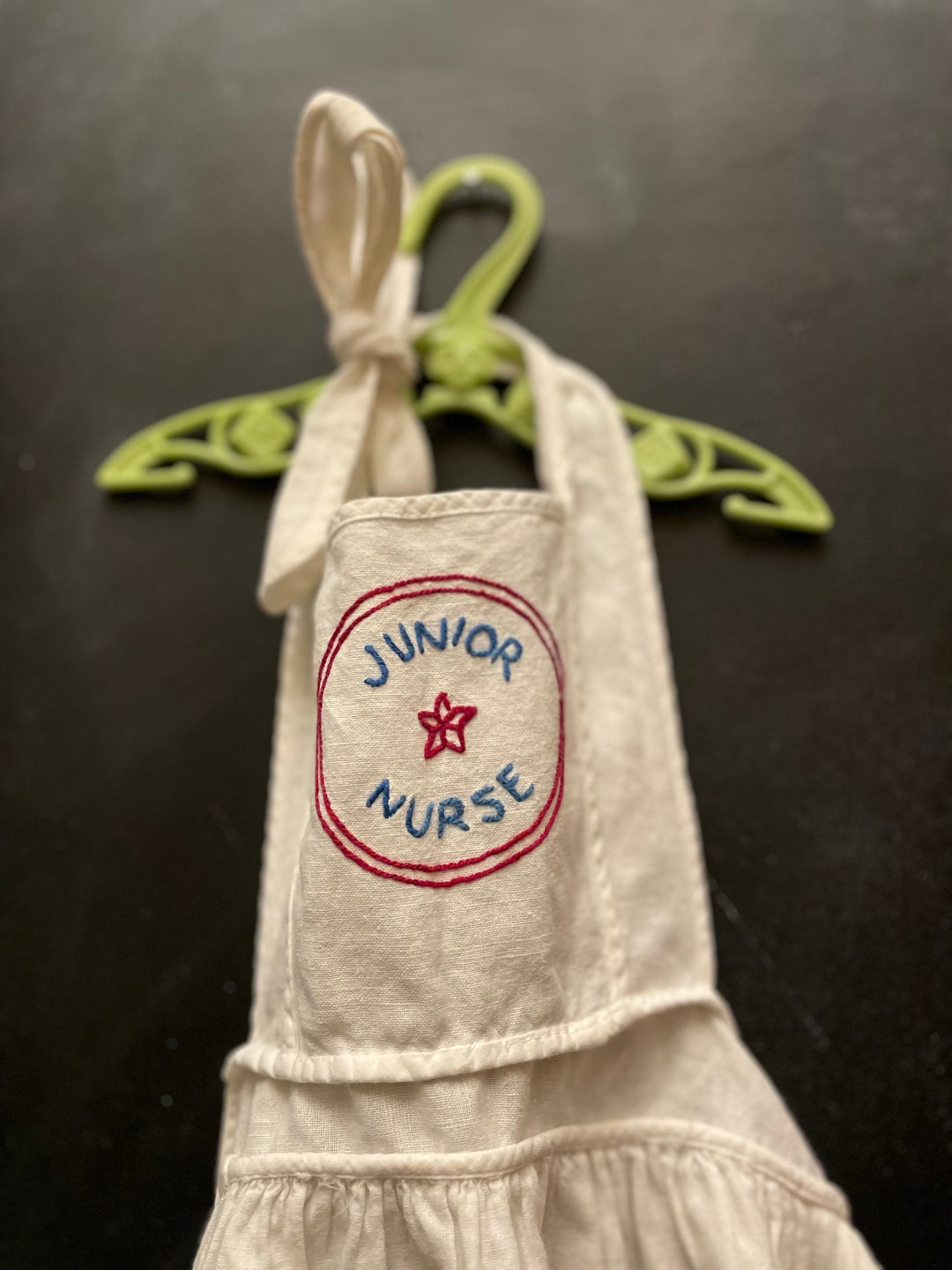 Vintage Pretend Play Junior Nurse Child's Apron- Cotton Apron 1960's ...