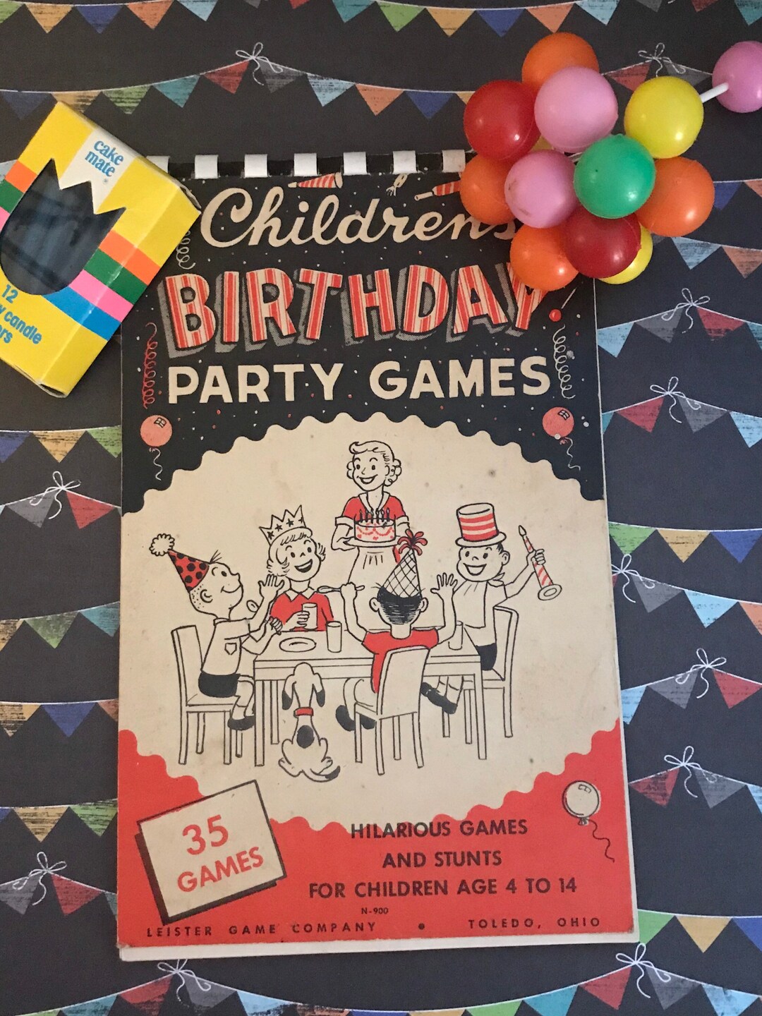 1946 Children's Birthday Party Games Book: Vintage Unused Ephemera - Etsy