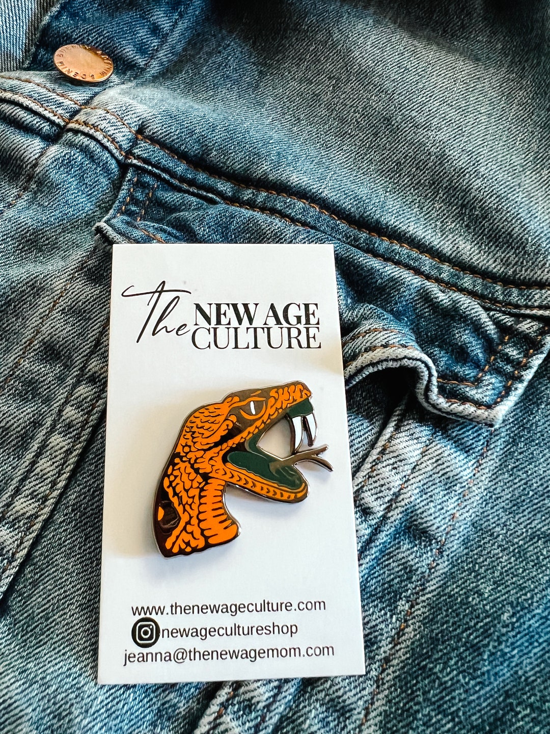 FAMU Rattler Head Enamel Pin - Etsy