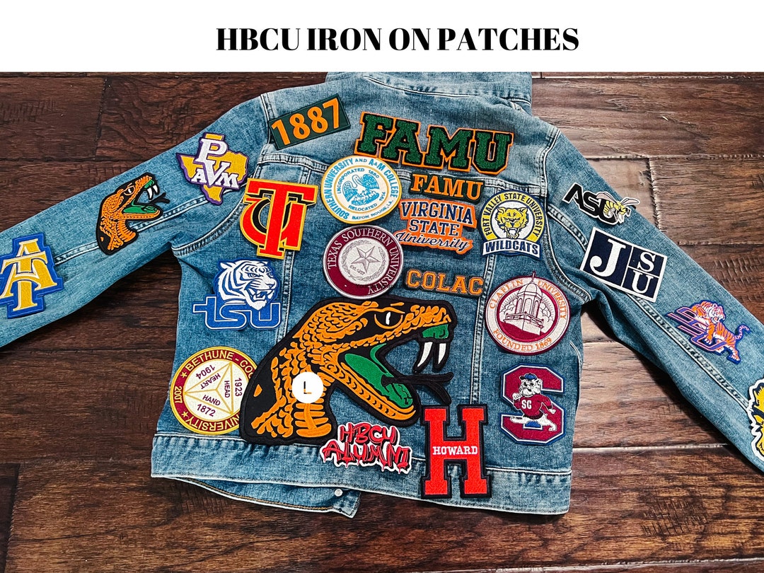 HBCU Pride Jacket With Iron-on Patches (ONLY Patches) - Etsy