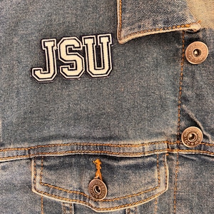 Jackson State University Letter Iron-on Patch – Perfect for Jackets ...