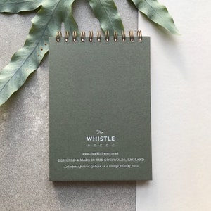 Letterpress Notebook Luxury Notepad Stationery Lover Gift - Etsy UK