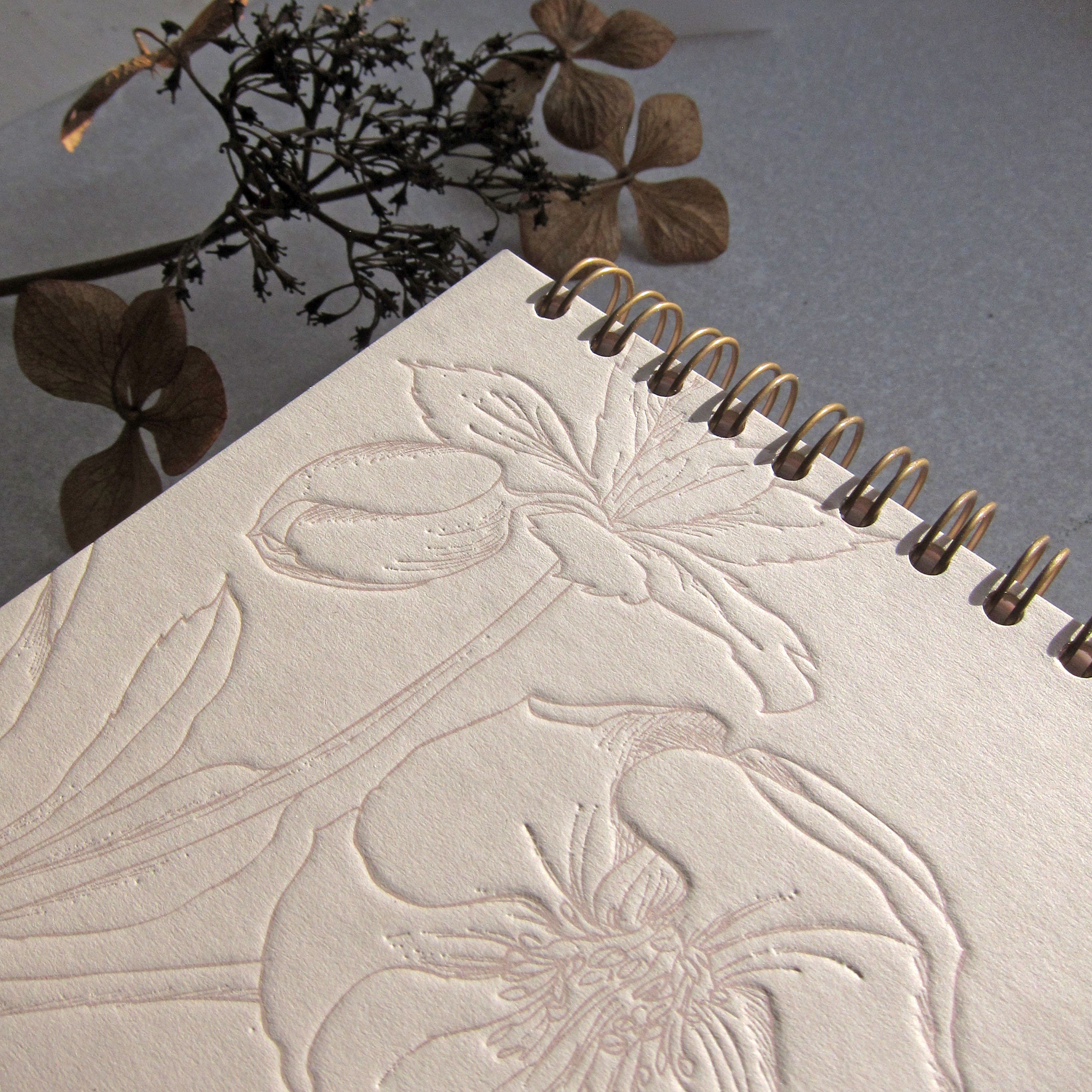 Letterpress Notebook Handmade Luxury Notepad Stationery Lovers - Etsy UK