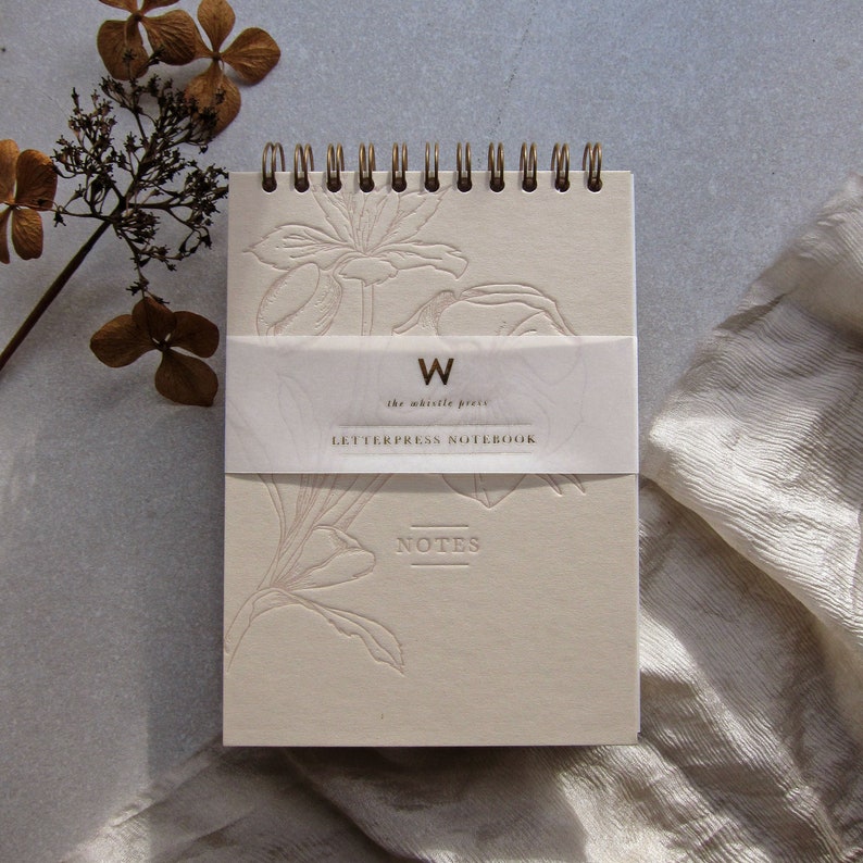 Letterpress Notebook Handmade Luxury Notepad Stationery Lovers - Etsy UK