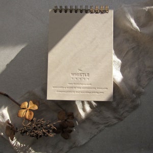 Letterpress Notebook Handmade Luxury Notepad Stationery Lovers Gift ...