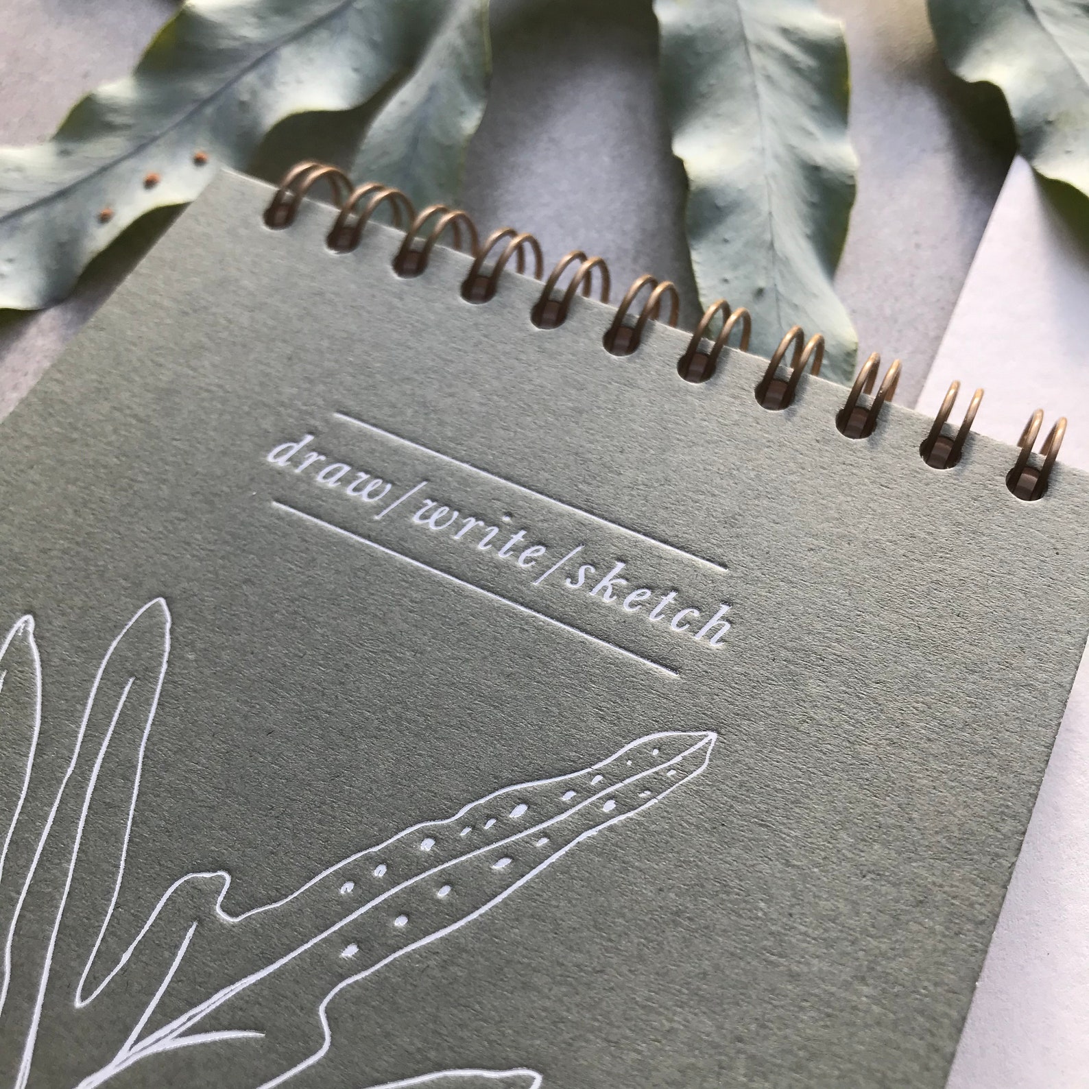 Letterpress Notebook Luxury Notepad Stationery Lover Gift - Etsy UK