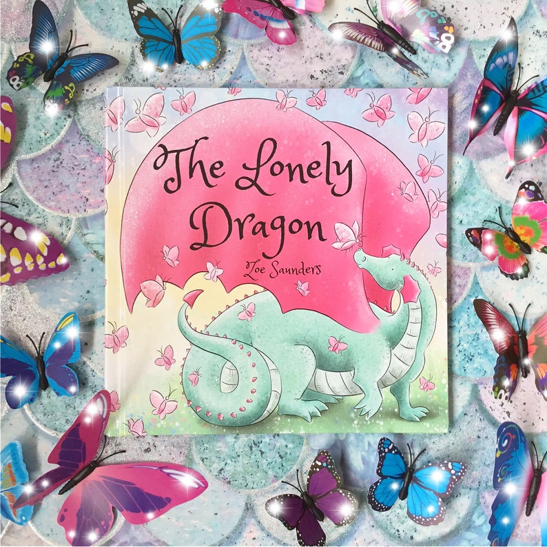 The Lonely Dragon A Childrens Picture Book by Written and - Etsy
