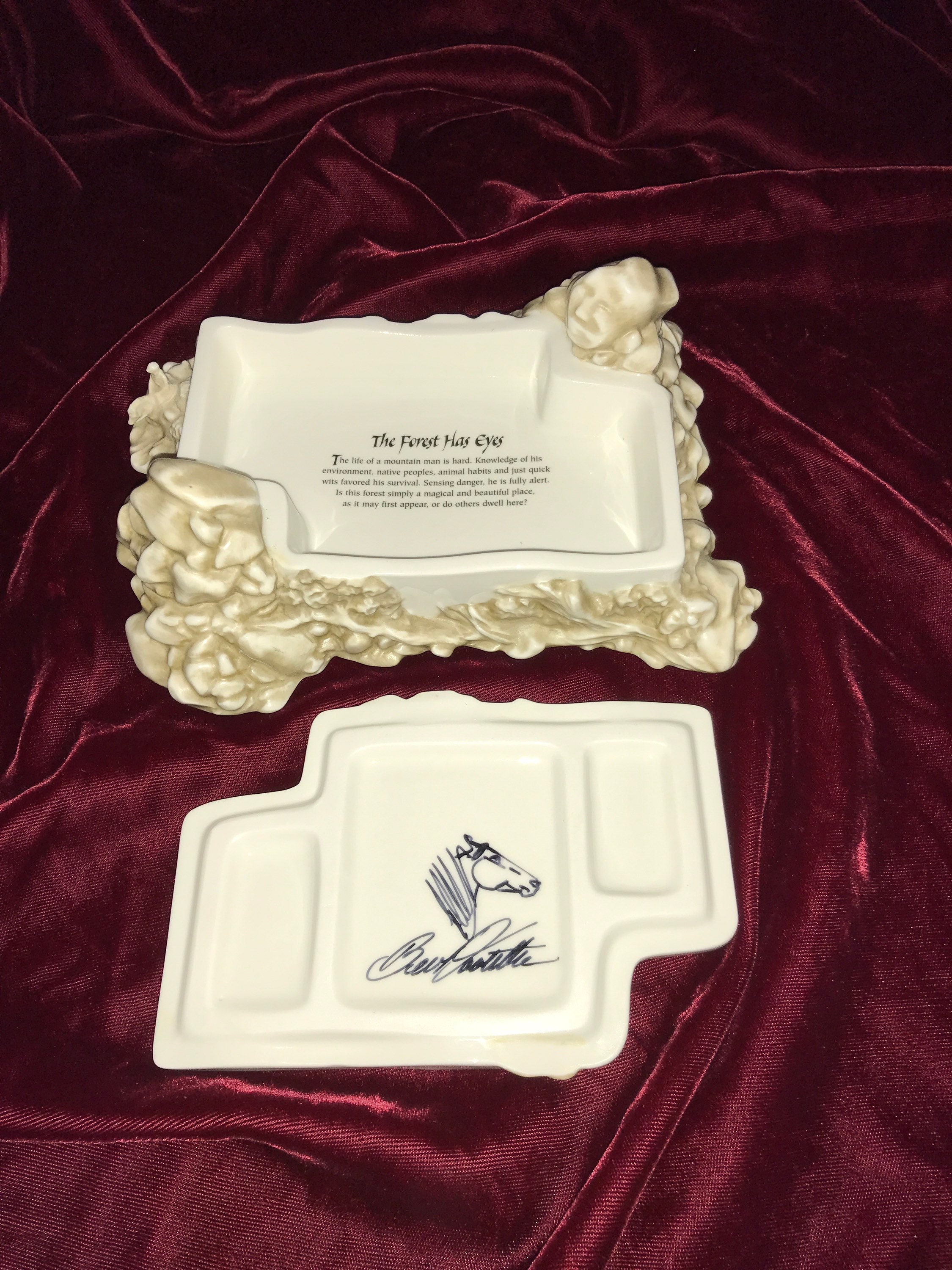 Bev Doolittle the Forest Has Eyes Keepsake Porcelain Box | Etsy