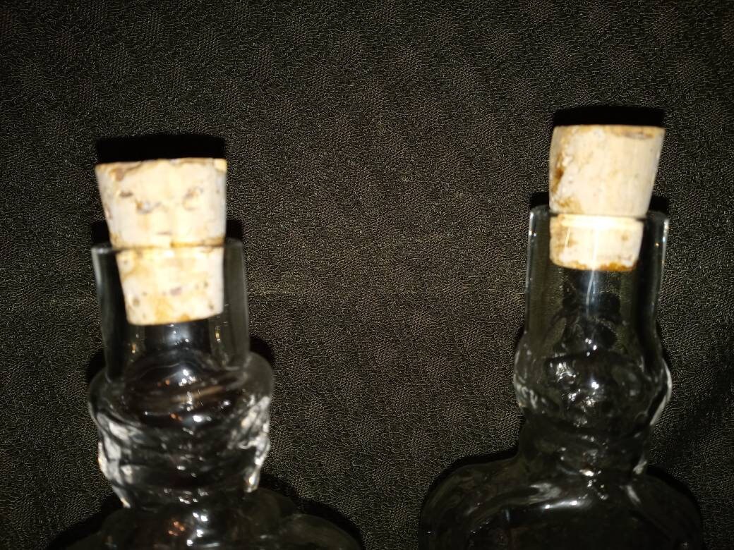 Mid-century Pukeberg Sweden Man and Woman Syrup Bottles - Etsy