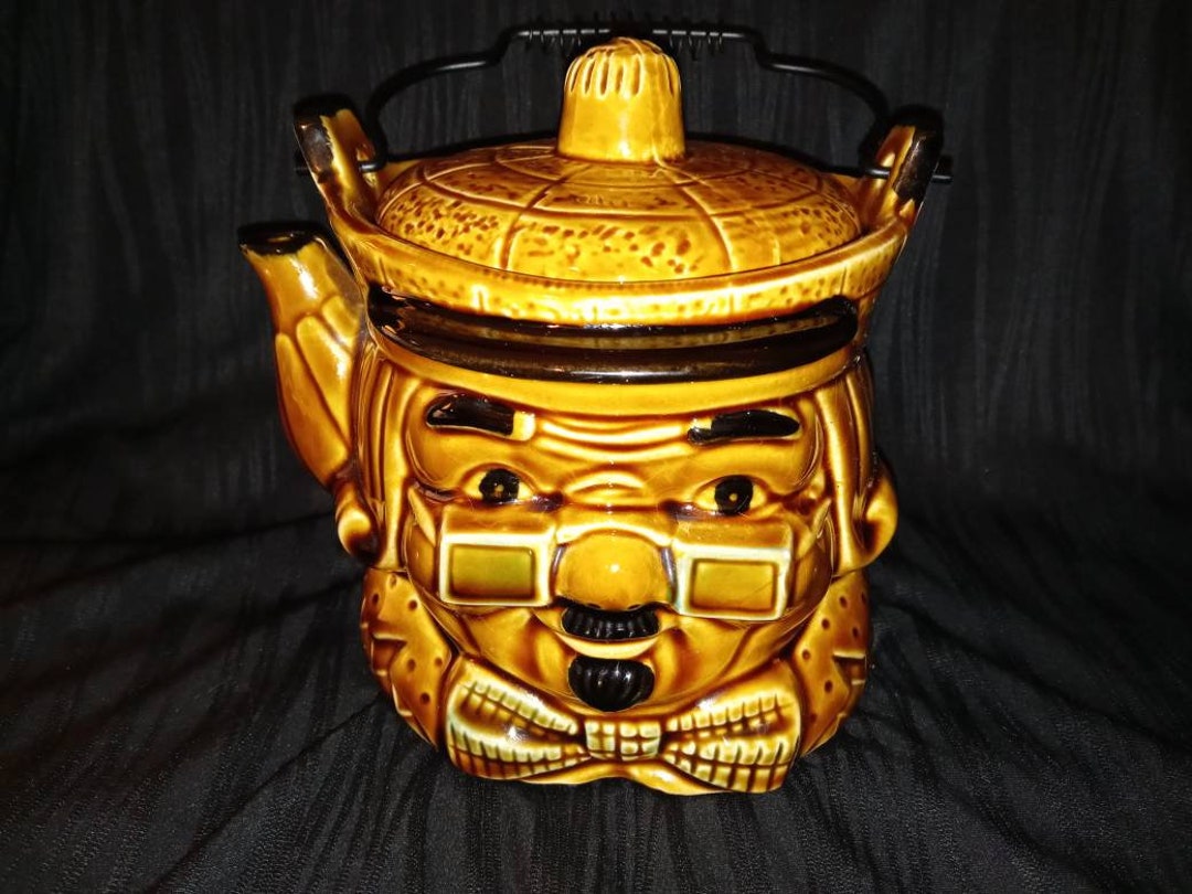 Mid Century Toby Ben Franklin Teapot - Etsy