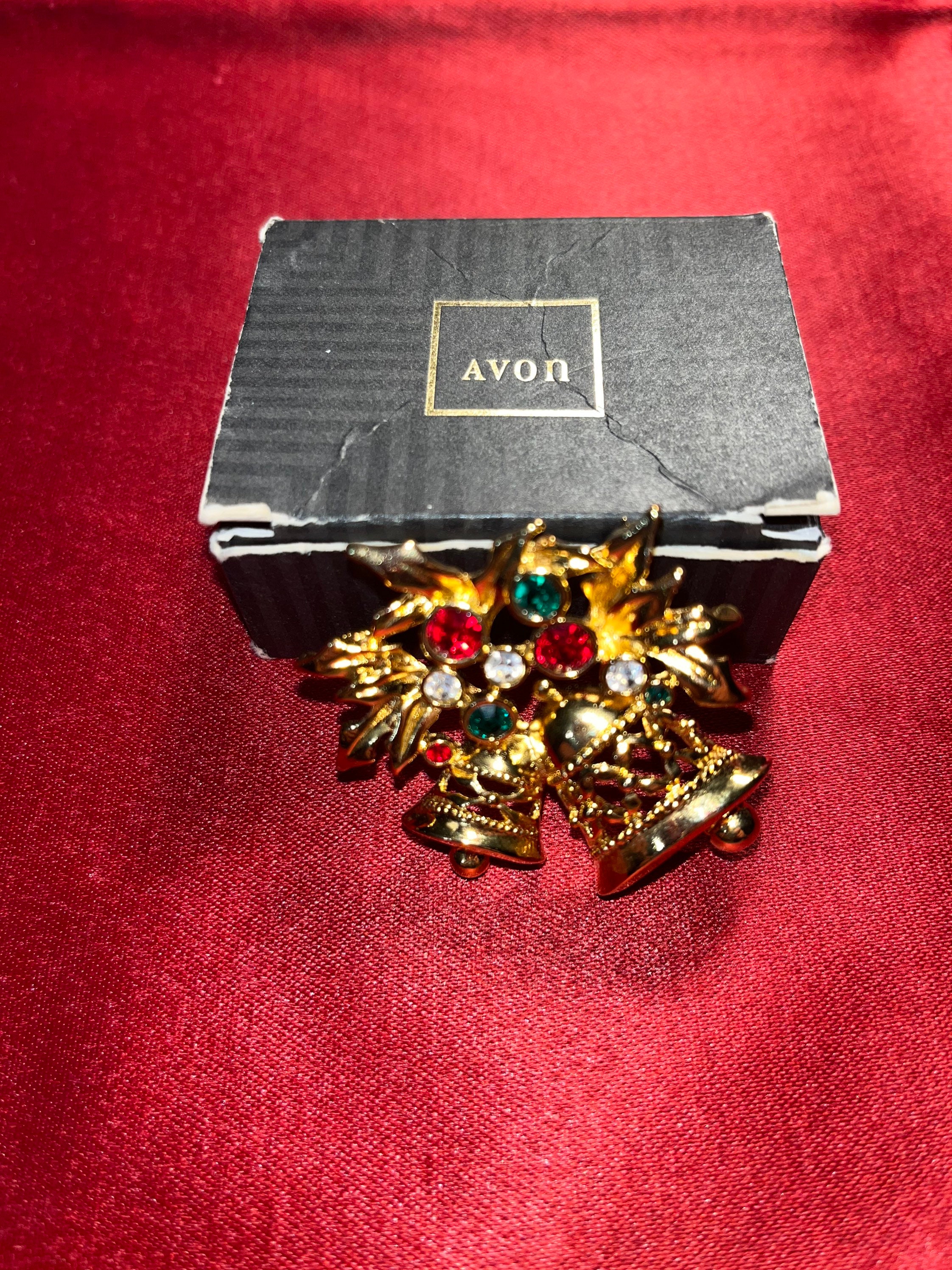 Vintage Avon Joyous Bells Holiday Christmas Pin - Etsy
