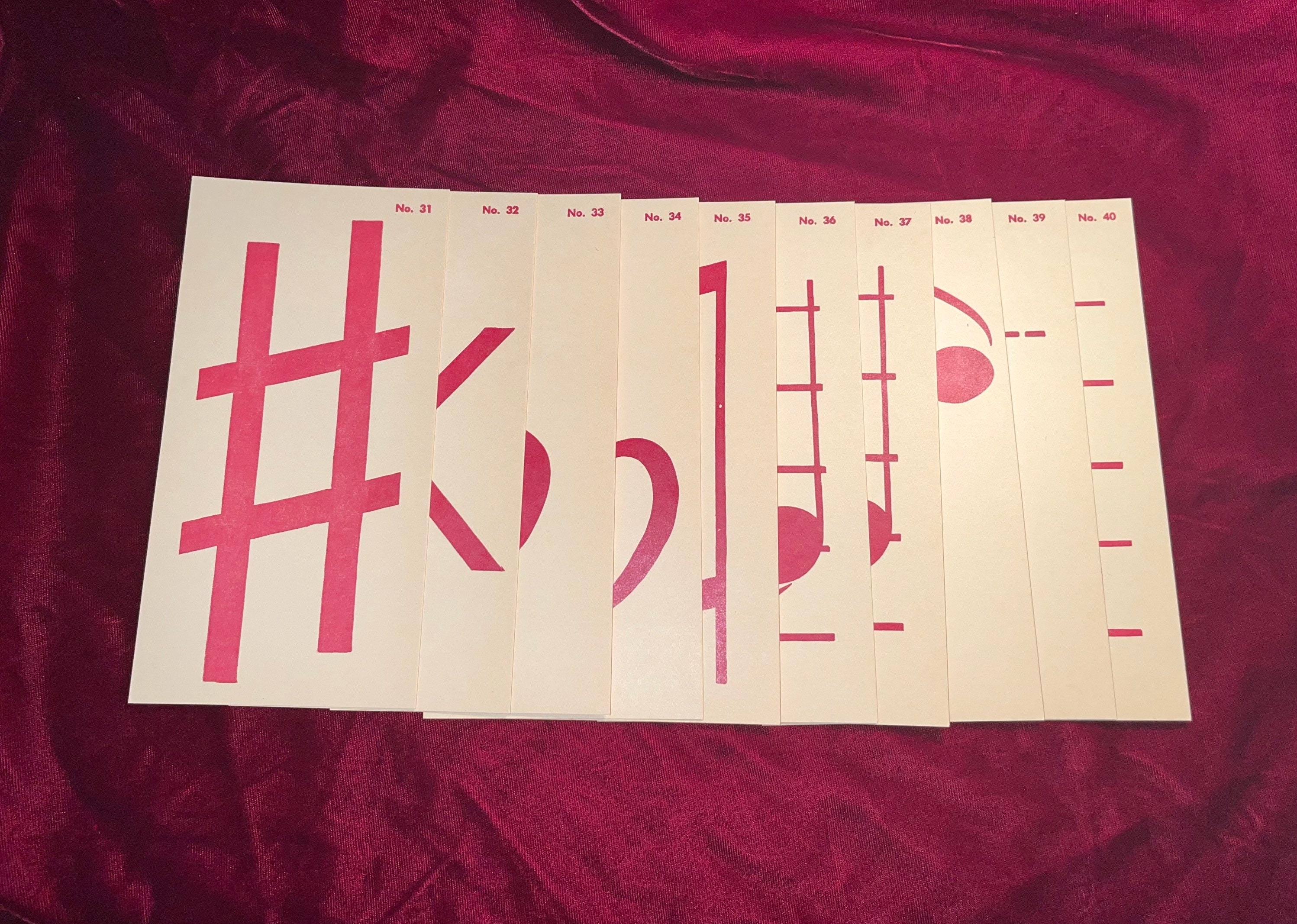 Music Symbol Flash Cards Kenworthy Buffalo, NY 1945 - Etsy