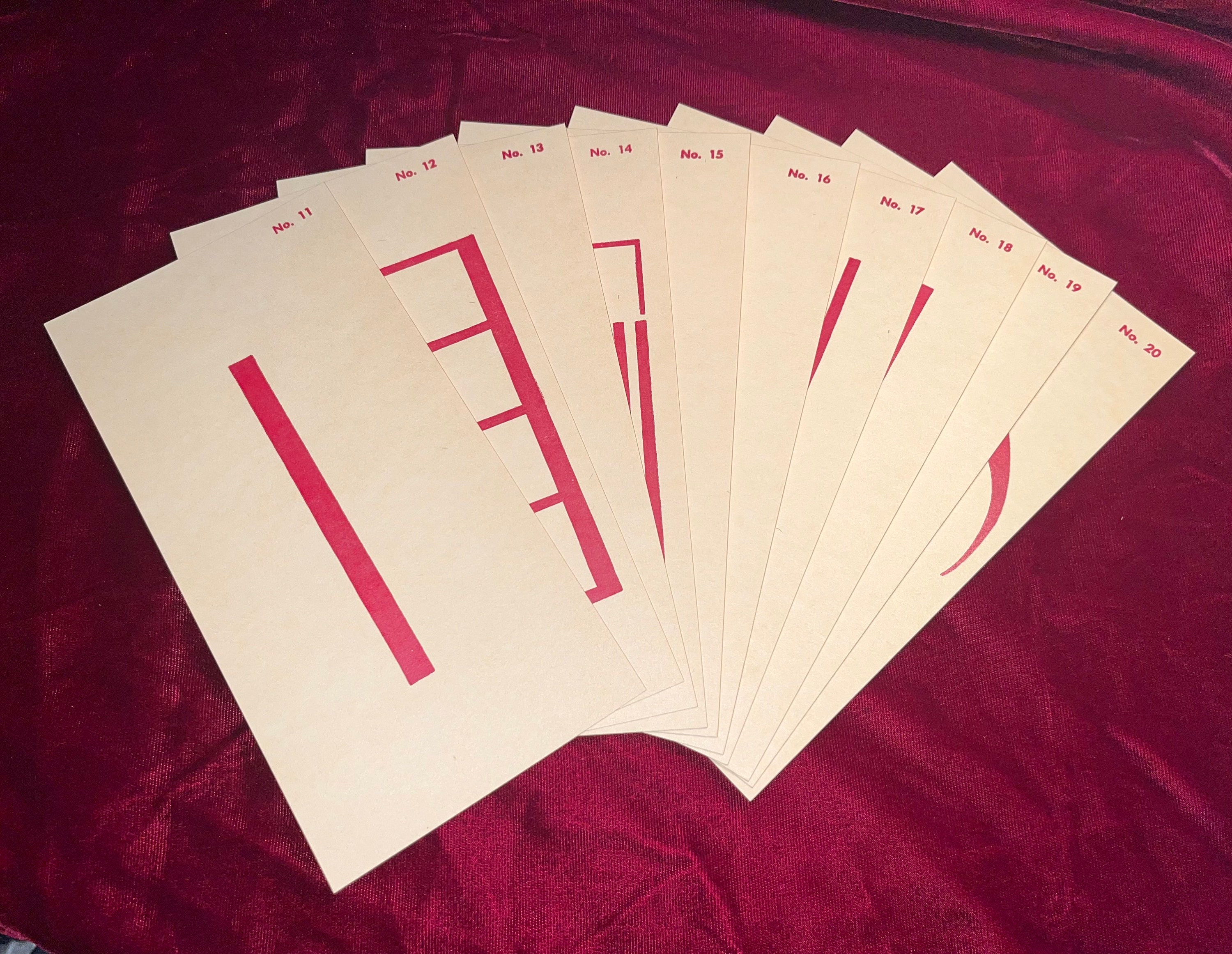 Music Symbol Flash Cards Kenworthy Buffalo, NY 1945 - Etsy