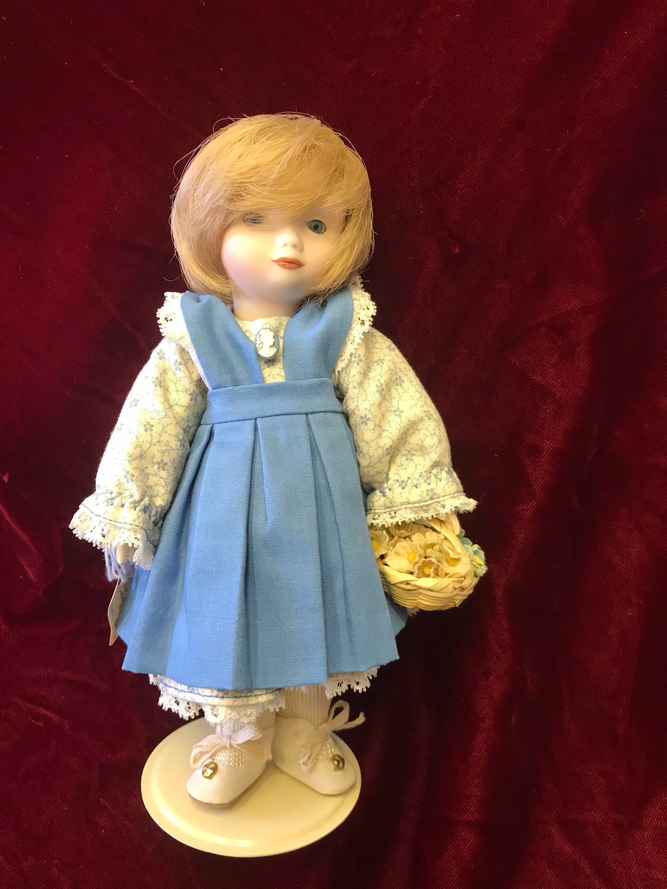 French 8” Cottagecore Doll Poulbot 1981 Repro S.F.B.J. 239 Mold Signed ...