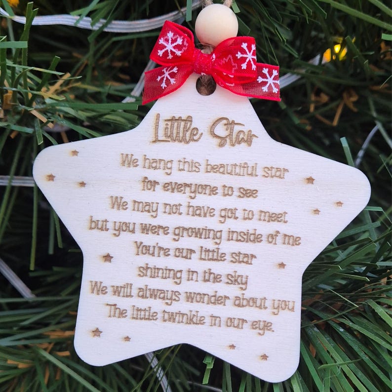 2025 Christmas Memorial Bauble - Baby Loss Keepsake for Miscarriage ...