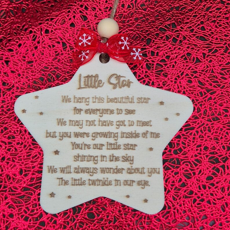 2025 Christmas Memorial Bauble - Baby Loss Keepsake for Miscarriage ...