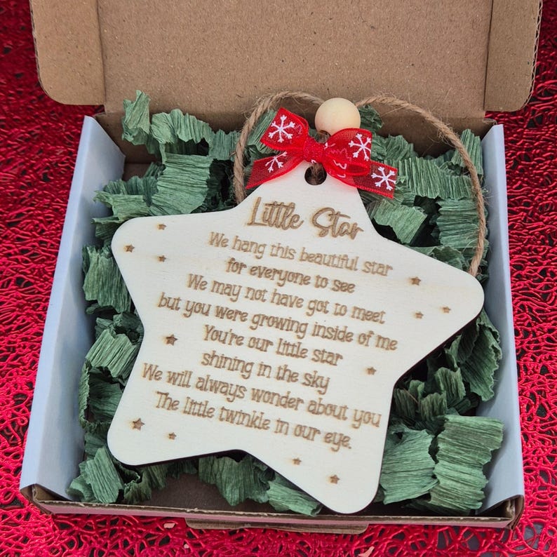 2025 Christmas Memorial Bauble - Baby Loss Keepsake for Miscarriage ...