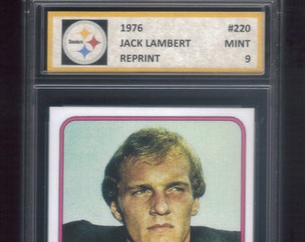 Jack Lambert Card - Etsy