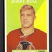 BOBBY HULL Novelty Rookie RP Card 66 Black Hawks 1958 T Free Shipping ...