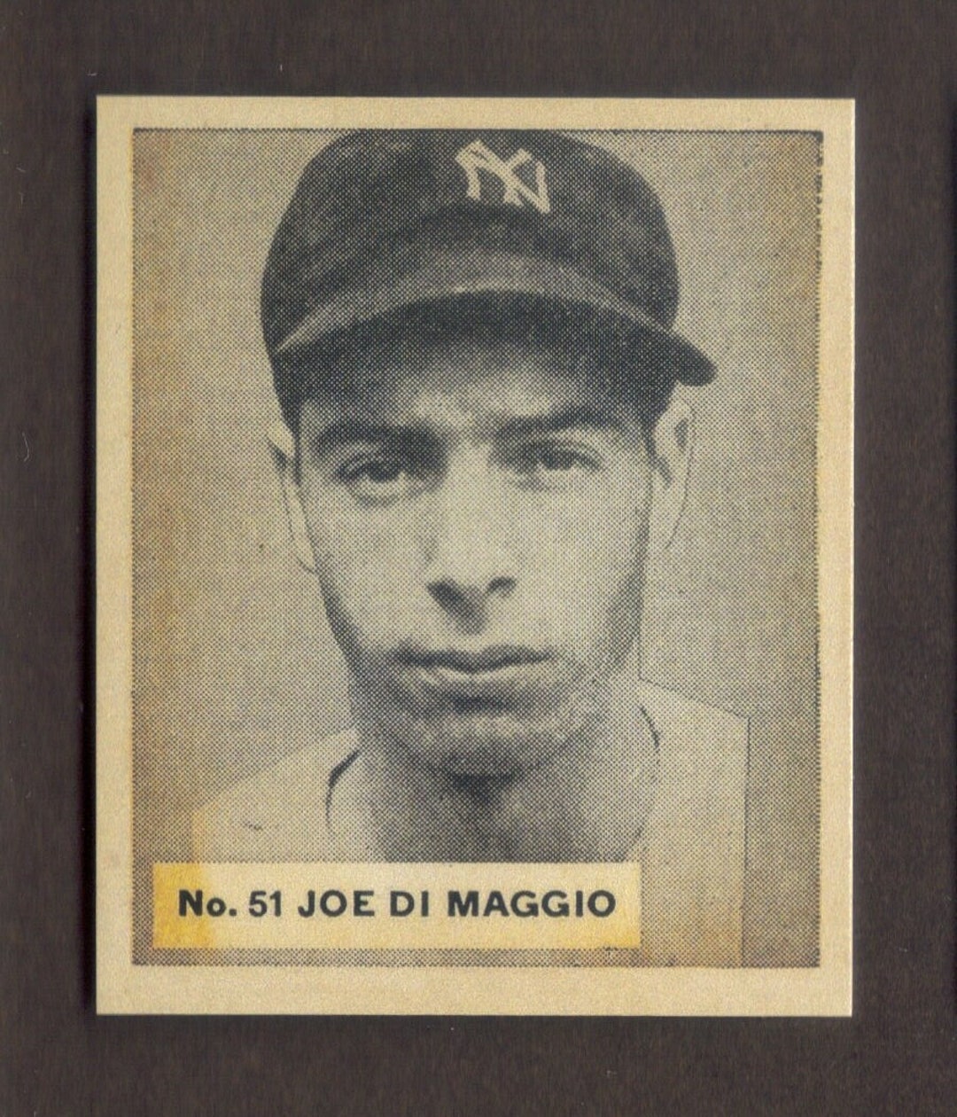 Joe Dimaggio Novelty Rookie RP Card 51 Yankees RC 1936 WWG Canada Free ...