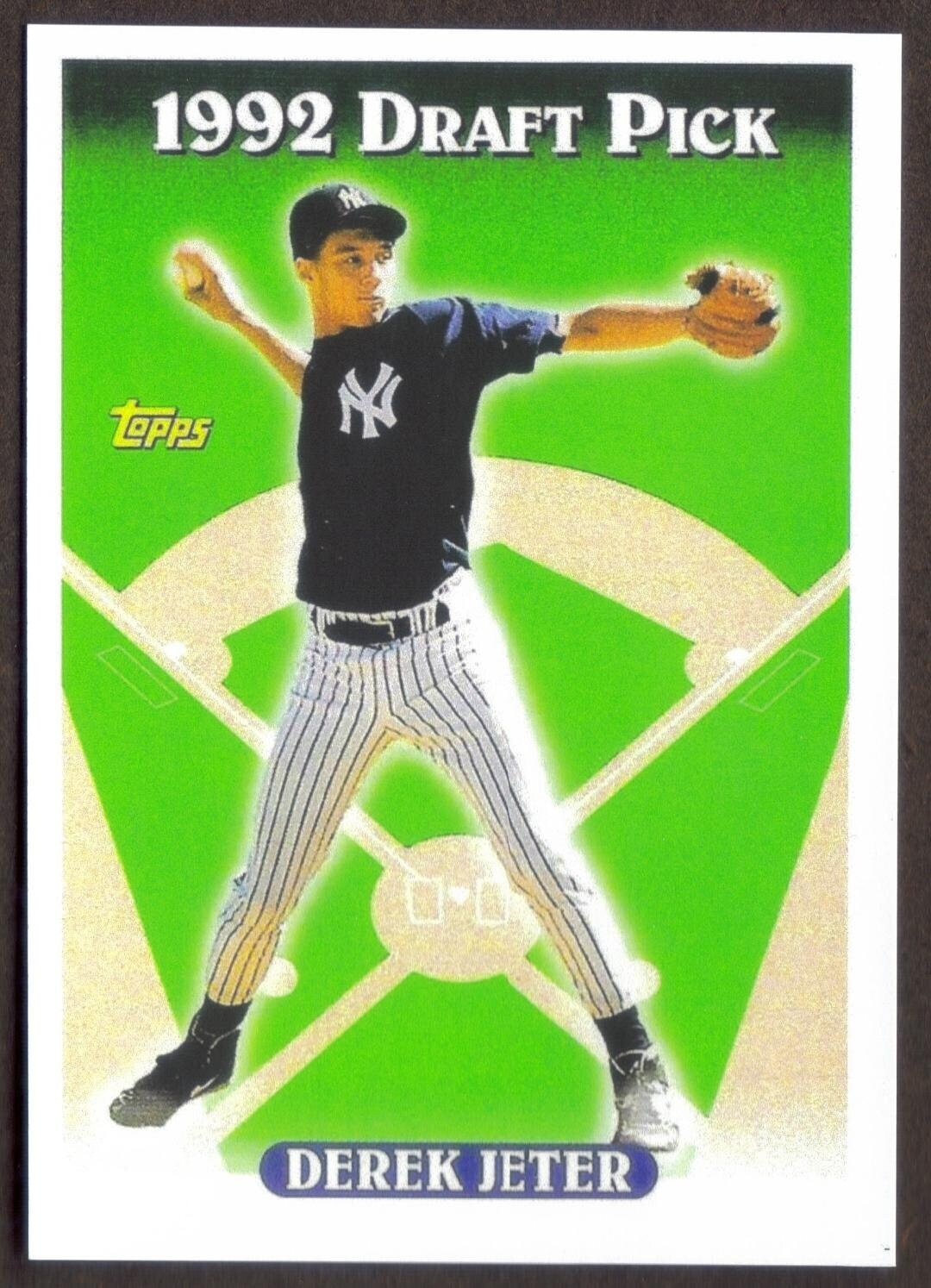 DEREK JETER Novelty Rookie RP Card 98 Yankees Rc 1993 T Free - Etsy