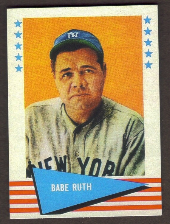 Babe Ruth Yankees Card
