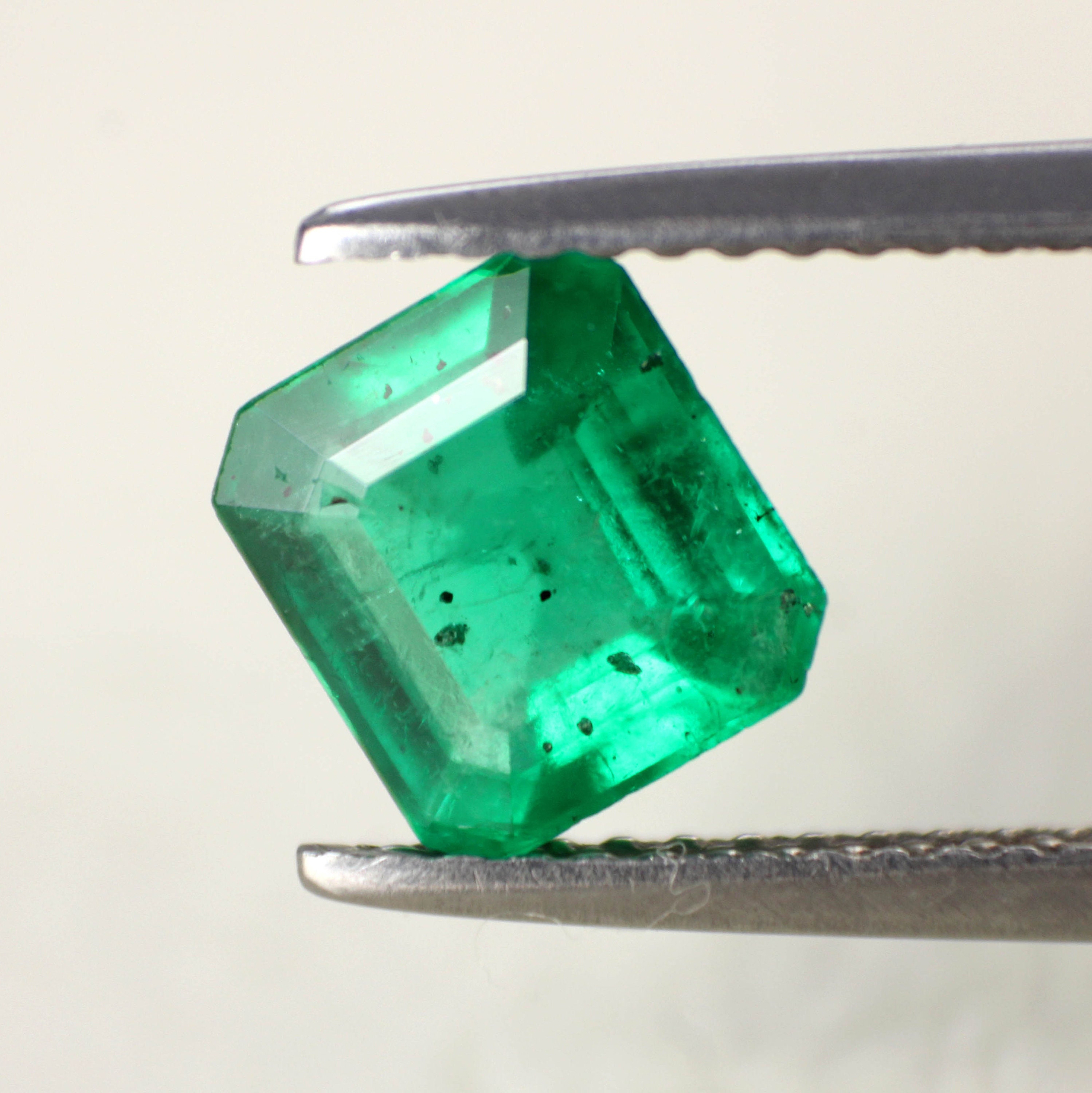 Emerald-natural Bright Green Emerald Octagon 1.21 Cts -loose Emerald ...