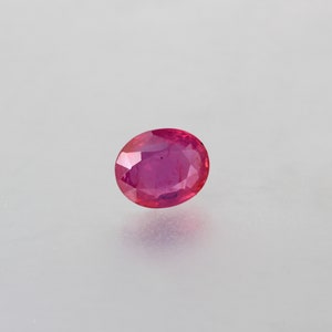 Natural Ruby Oval 1.36cts-unheated Ruby Oval Gemstone-eye Clean Ruby ...