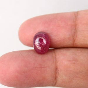 Ruby Cabochon 4.12 Cts ,natural Ruby Untreated Unheated Oval Cabochon ...