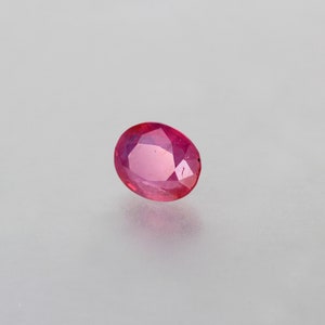 Natural Ruby Oval 1.36cts-unheated Ruby Oval Gemstone-eye Clean Ruby ...
