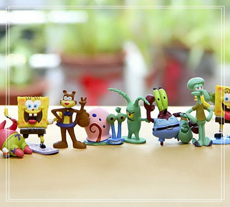 8pcs Set Mini Figures Spongebob PVC Action Figures | Etsy 8pcs Set Mini Figures Spongebob PVC Action Figures | Etsy