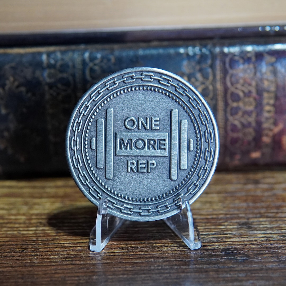 One More Rep Quote Coin We Fall to the Level of Our Training ...