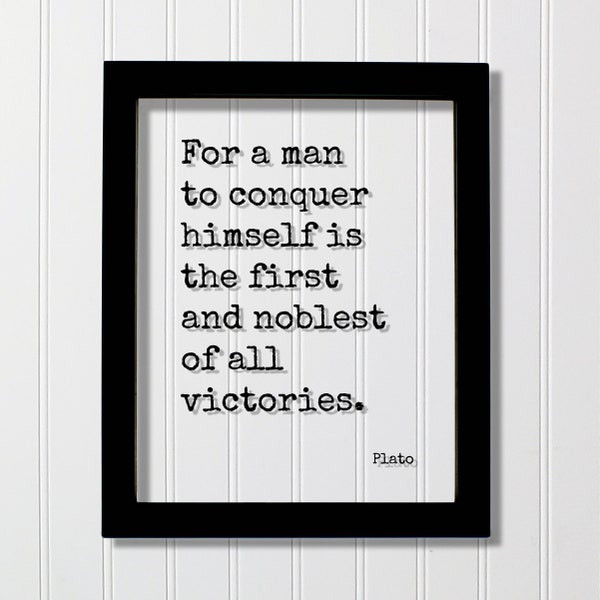 Conquer Quote - Etsy