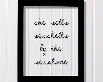 She Sells Seashells - Etsy