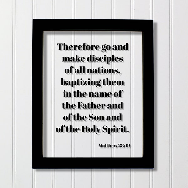 Matthew 28 19 - Etsy
