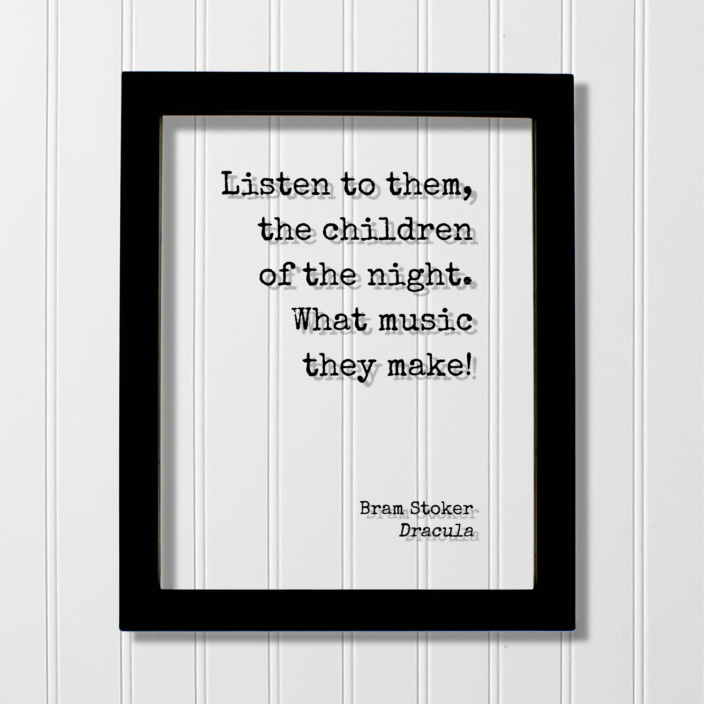 Listen to them the children of the night. What music they | Etsy