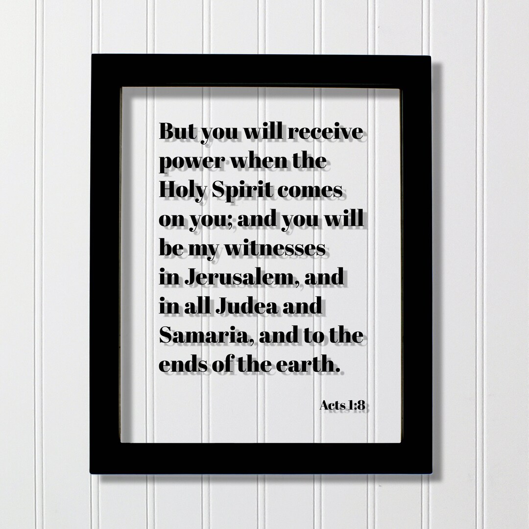 Acts 1:8 - Floating Scripture - but You Will Receive Power When the ...