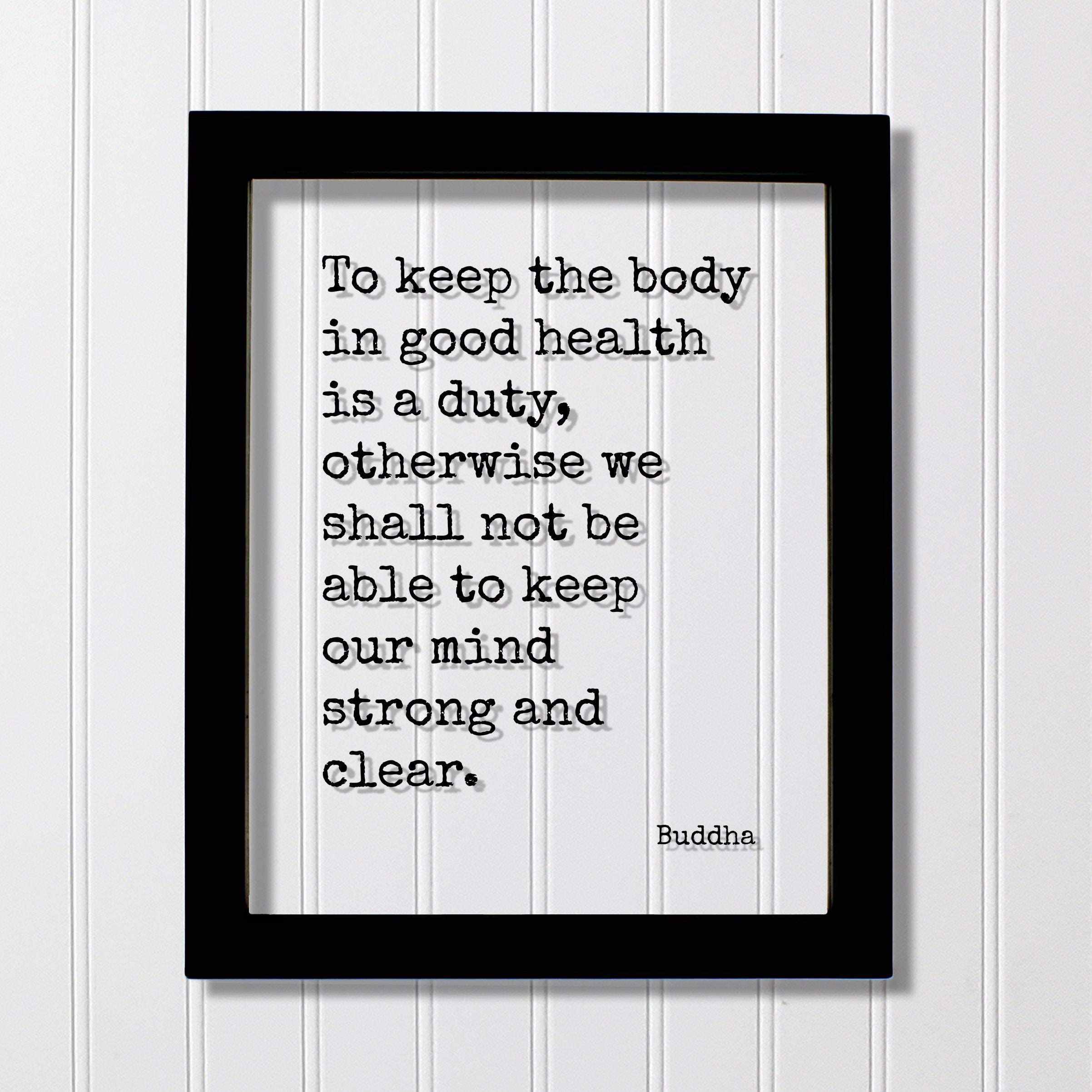Buddha Exercise Quotes
