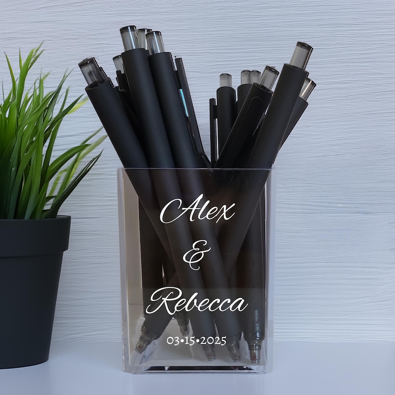 Desk Pen Holders Engraved - Etsy