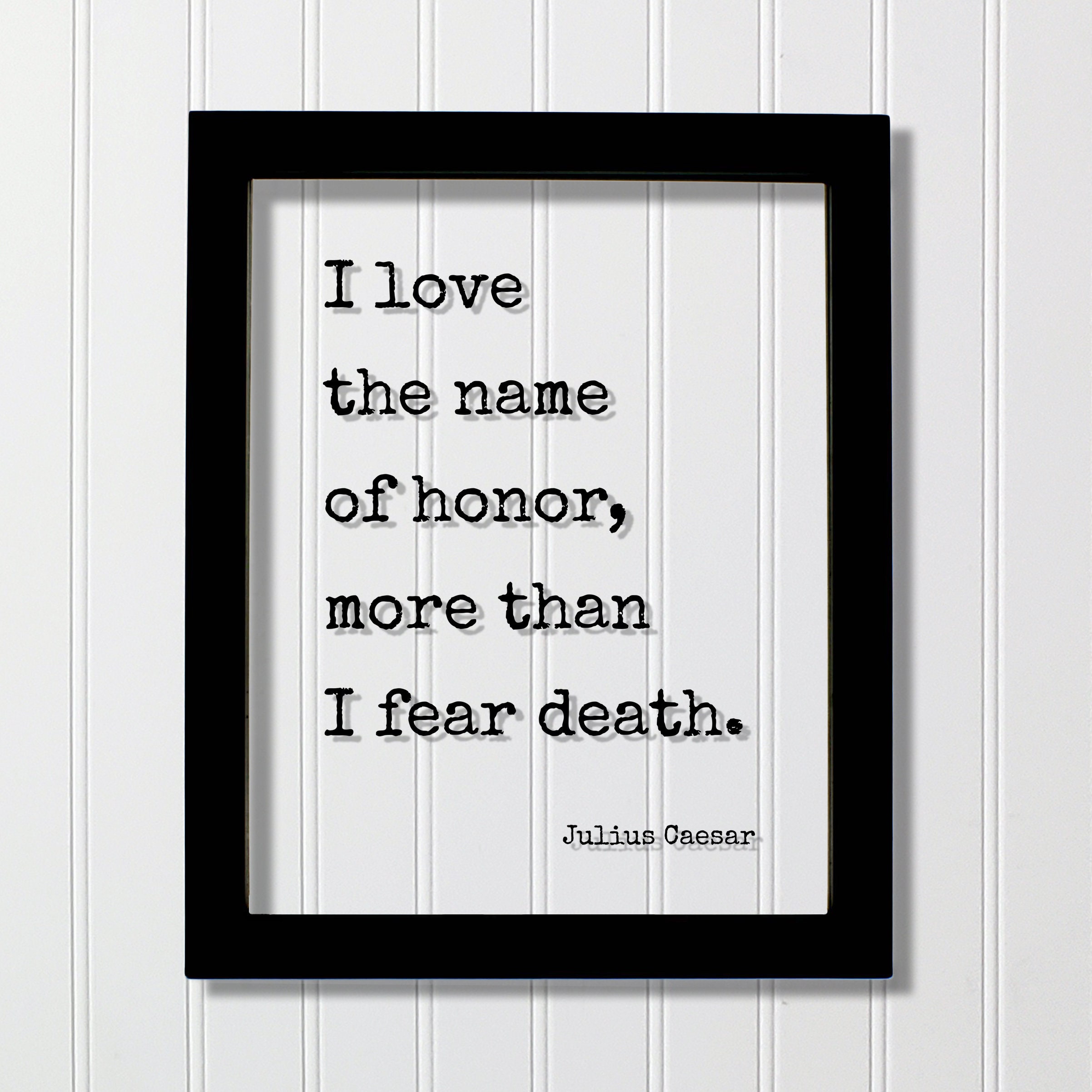 Julius Caesar Honour Quotes