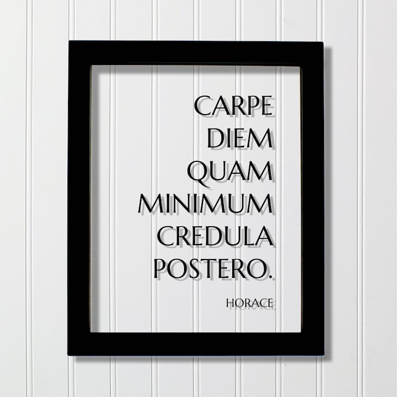 Carpe Diem Poster - Etsy