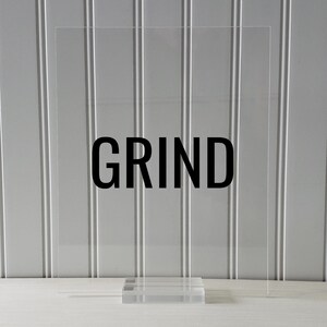 Buy Grind Sign- Floating Quote - Hard Work Motivation Success Business ...