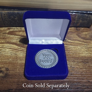 Velvet Coin Presentation Box - Display Case - Challenge Coin - Etsy