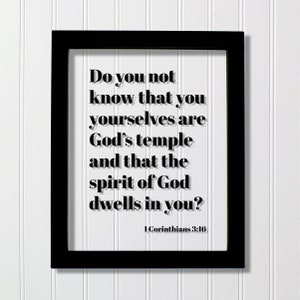 1 Corinthians 3:16 - Do You Not Know That You Yourselves Are God’s ...