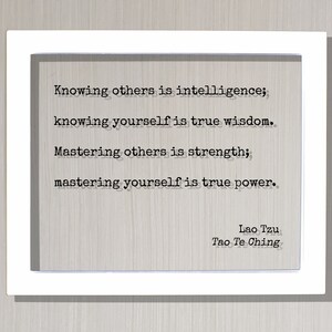 Lao Tzu - Tao Te Ching - Knowing Others is Intelligence Yourself True ...