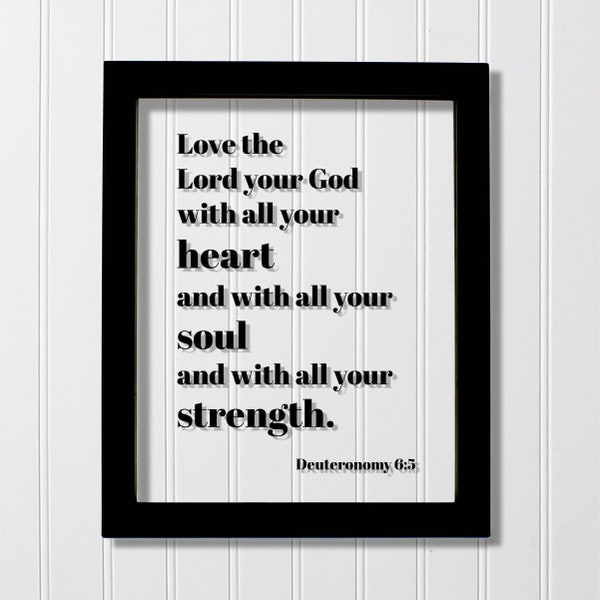 Deuteronomy 6 5 - Etsy