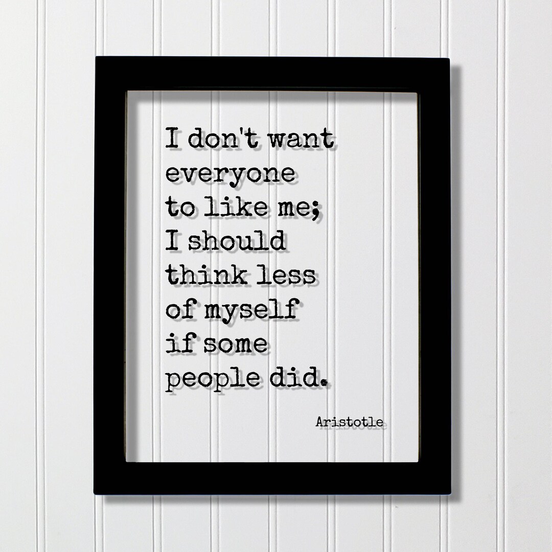 Henry James Quote - I Don't Want Everyone to Like Me I Should Think ...