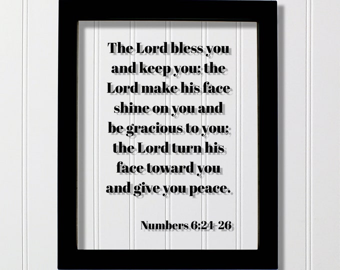 Numbers 6:24-26 - the Lord Bless You and Keep You Make His Face Shine ...