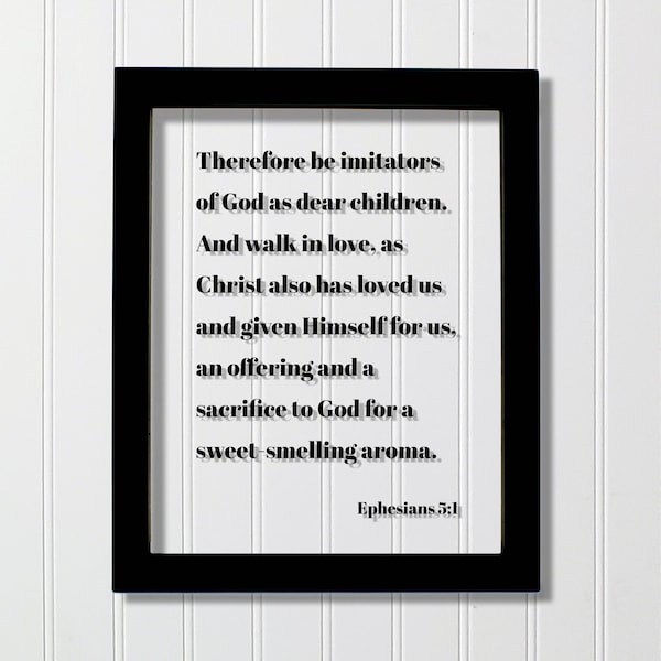 Ephesians 5:1 Sign - Etsy