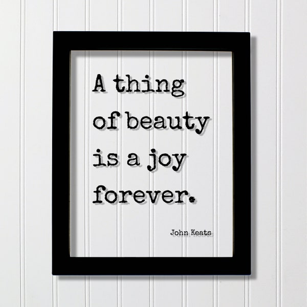 John Keats Quote - Etsy